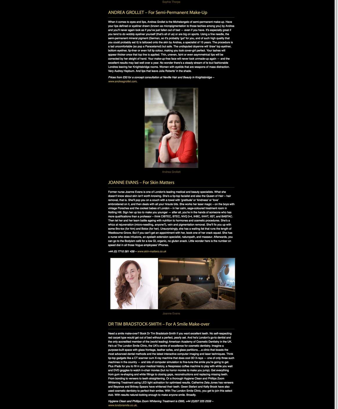 Best in London – the people who really matter - The Luxury Channel ...